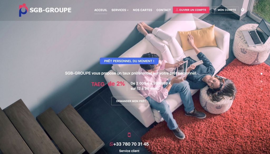 Notre avis sur sgb-groupe.com: c'est une escroquerie