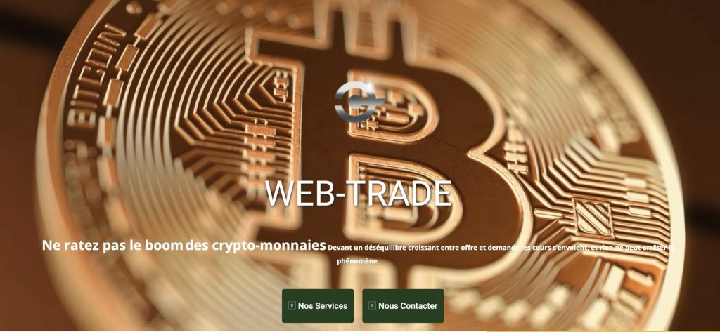 Notre avis sur web-trade.website : c'est une arnaque
