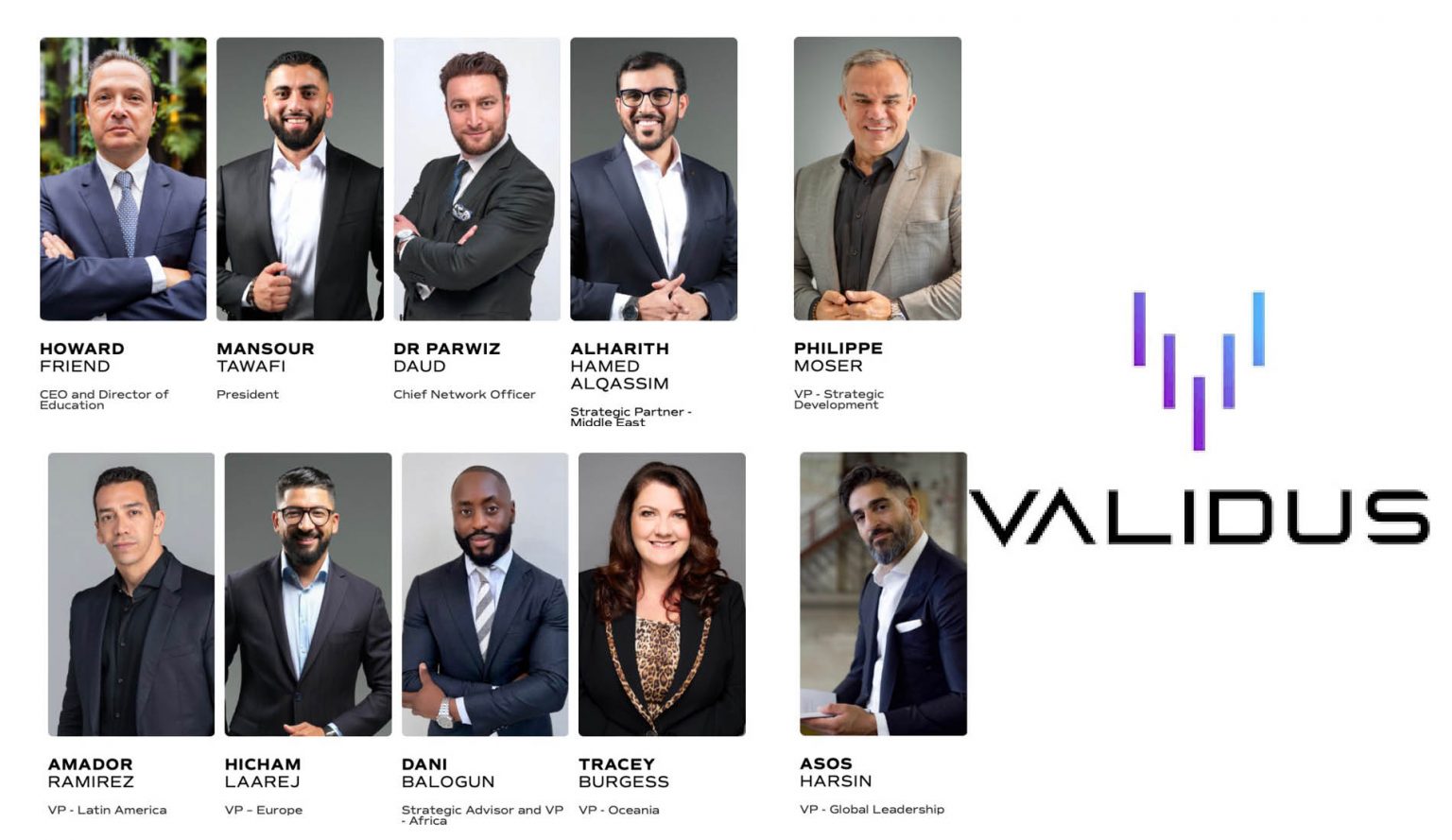 La team validus: une équipe mobilisée pour vous arnaquer